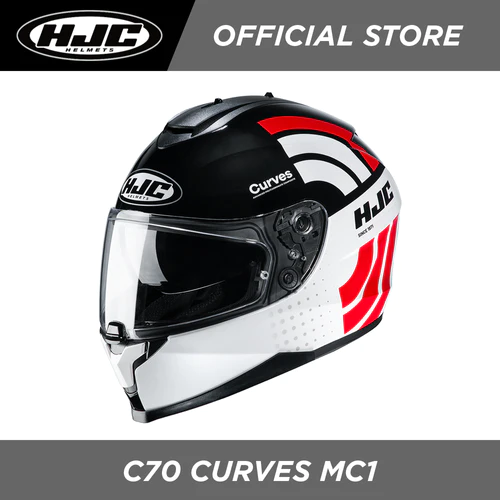 HJC C70 Curves MC1 - Royale Moto Club